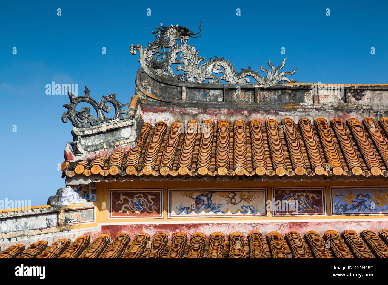 Vietnam, Hue, Hue Imperial City, To Mieu Temple Complex, exterior Stock ...