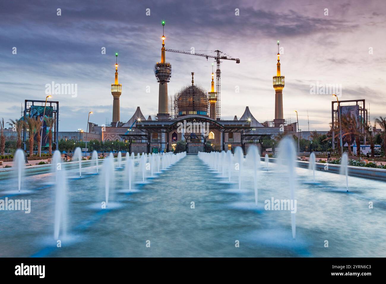 Iran, Tehran, Holy Shrine of Imam Khomeini, memorial mosque to ...