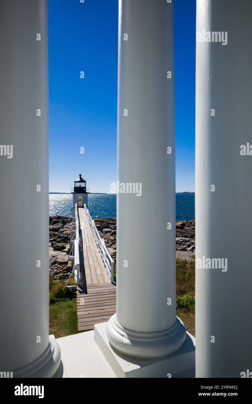 USA, Maine, Port Clyde, Marshall Point Lighthouse Stock Photo - Alamy