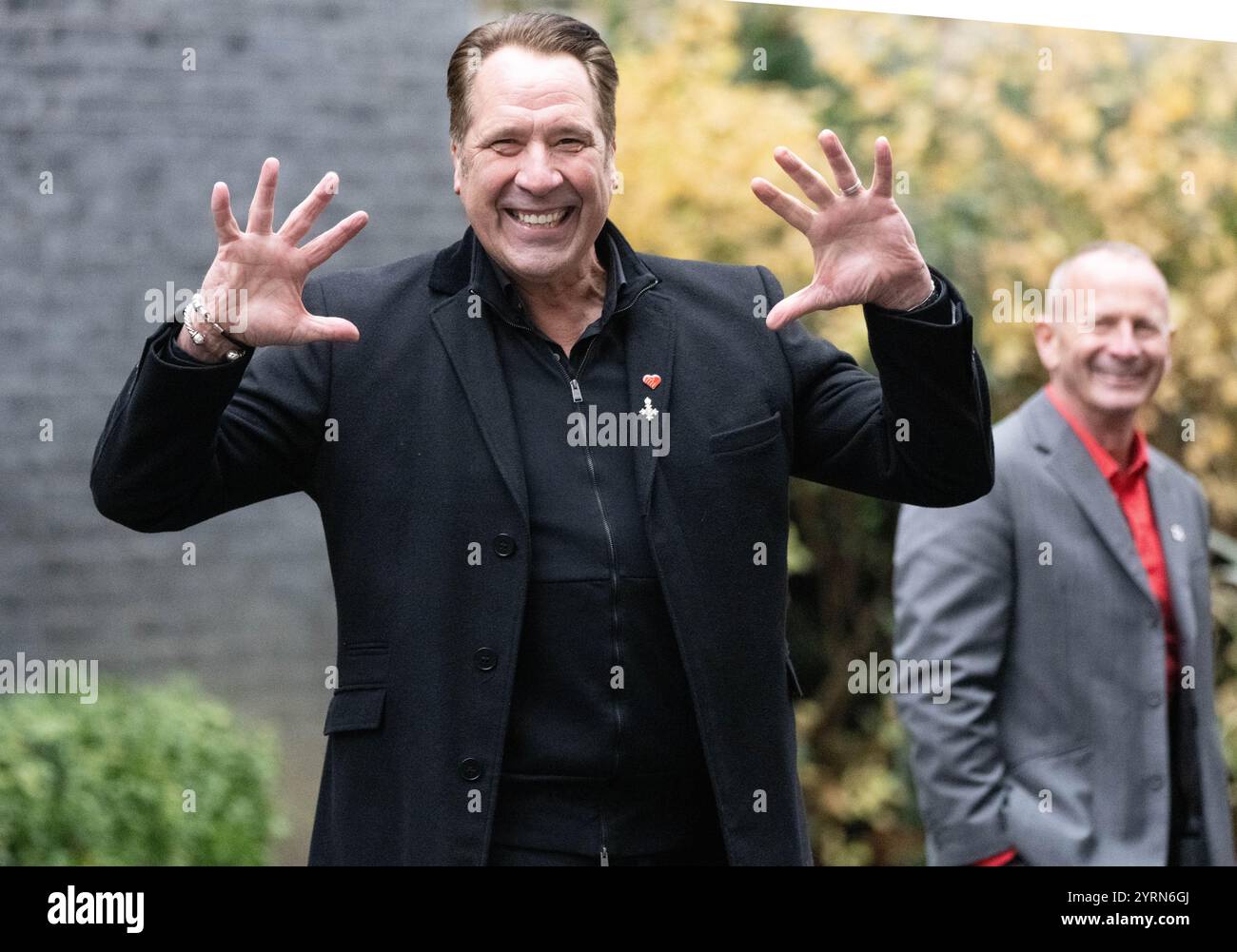 London, UK. 4th Dec, 2024. David Seaman and his wife Frankie Poultney ...