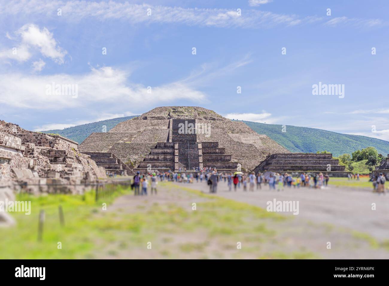 Teotihuacan, ancient Mesoamerican city in Mexico. Historic ruins ...