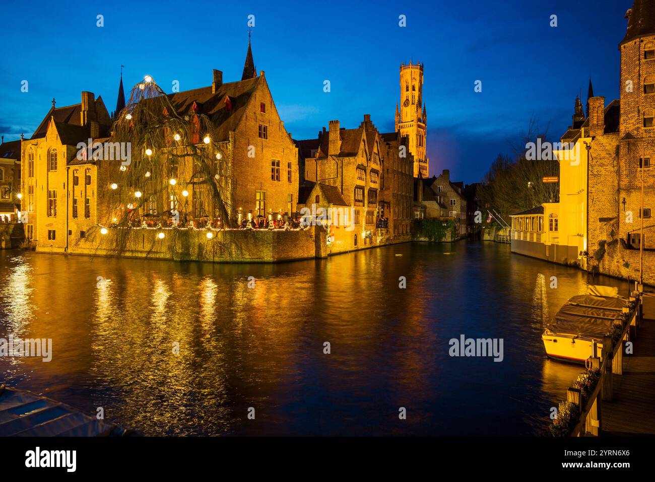 Belgium bruges town skyline hi-res stock photography and images - Alamy