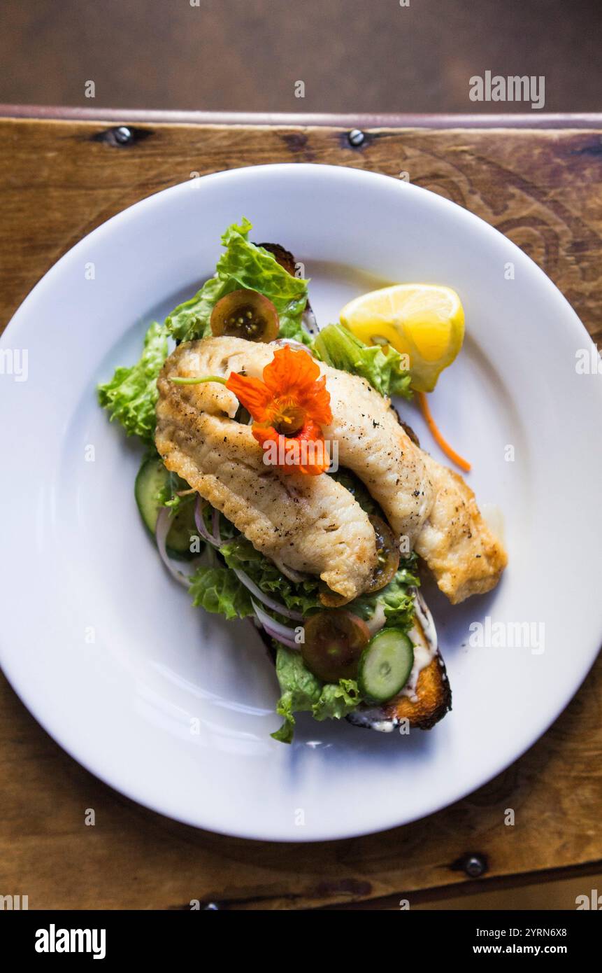 New Zealand, South Island, Otago, Moeraki, Fleur's Place, one of the ...