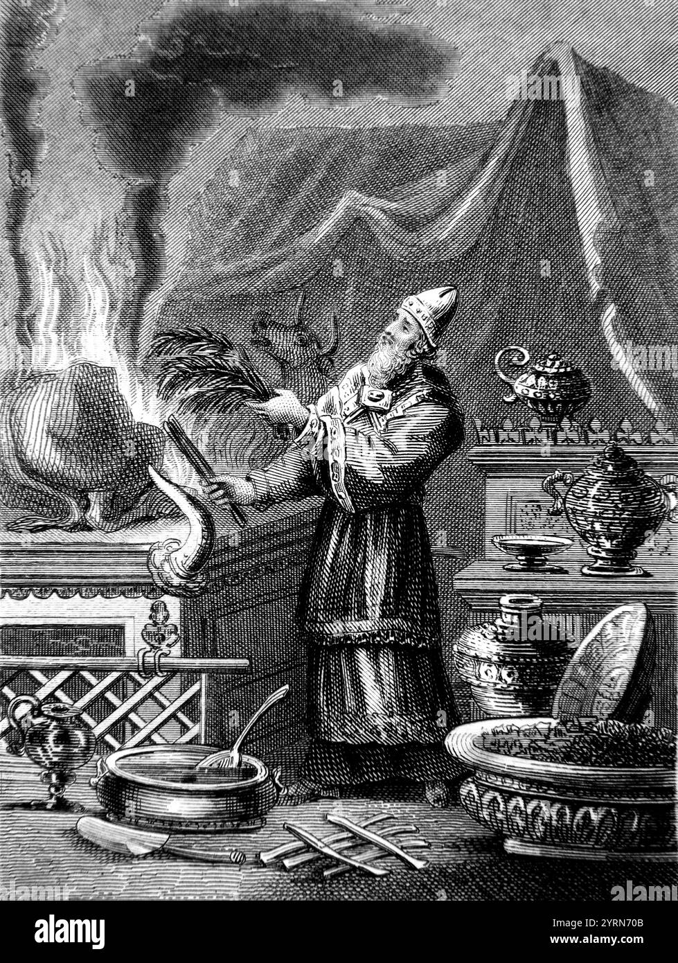 Jewish high priest sacrifice hi-res stock photography and images - Alamy