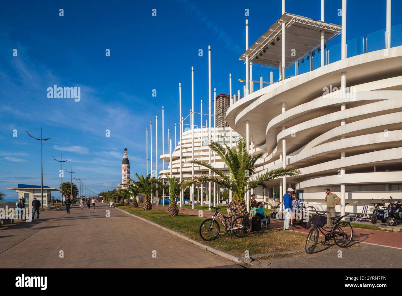 Georgia,Batumi,Batumi Boulevard,seaside promenade,architecture Stock ...