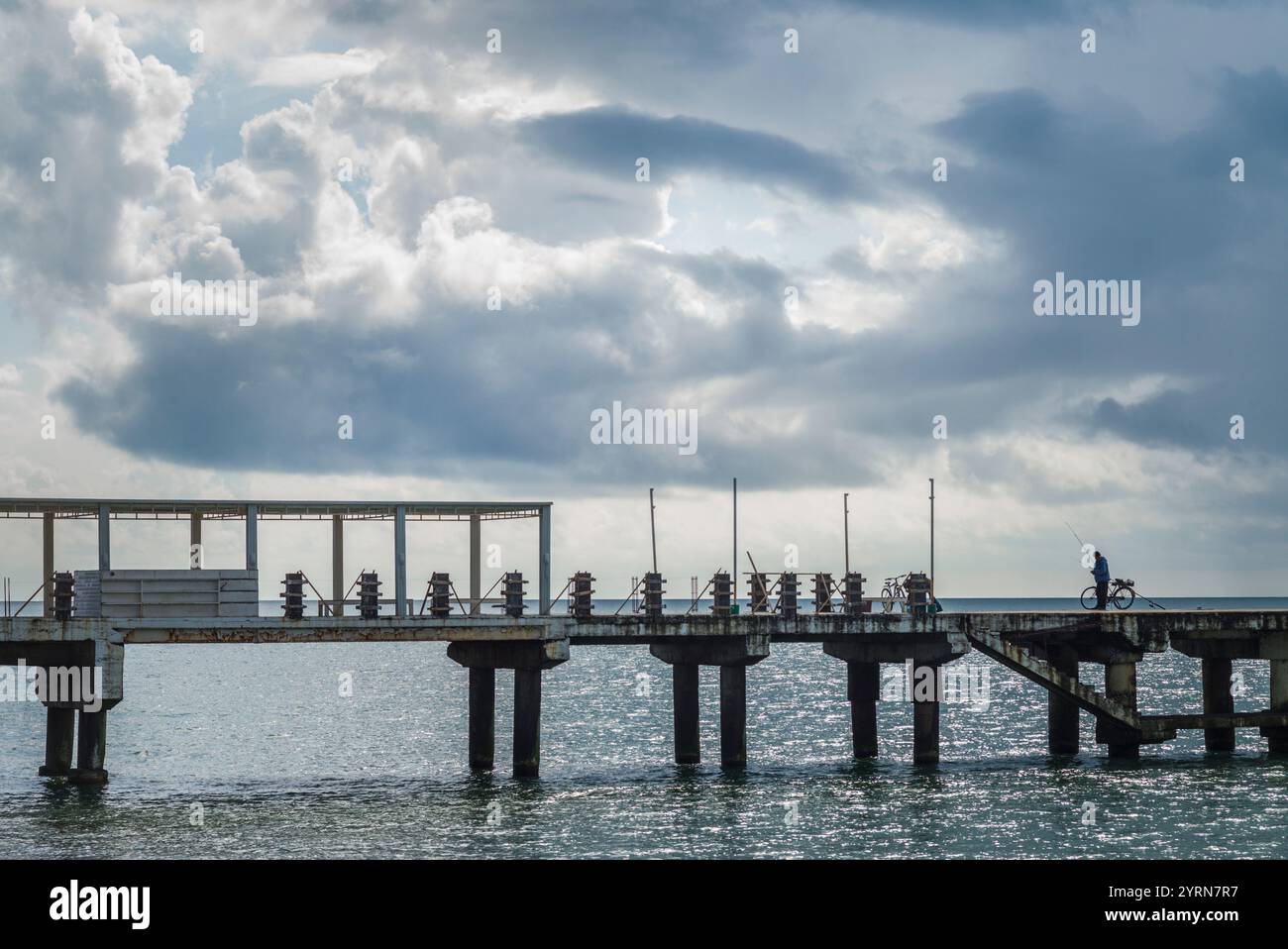 Georgia,Batumi,Batumi Boulevard seaside promenade,pier Stock Photo - Alamy