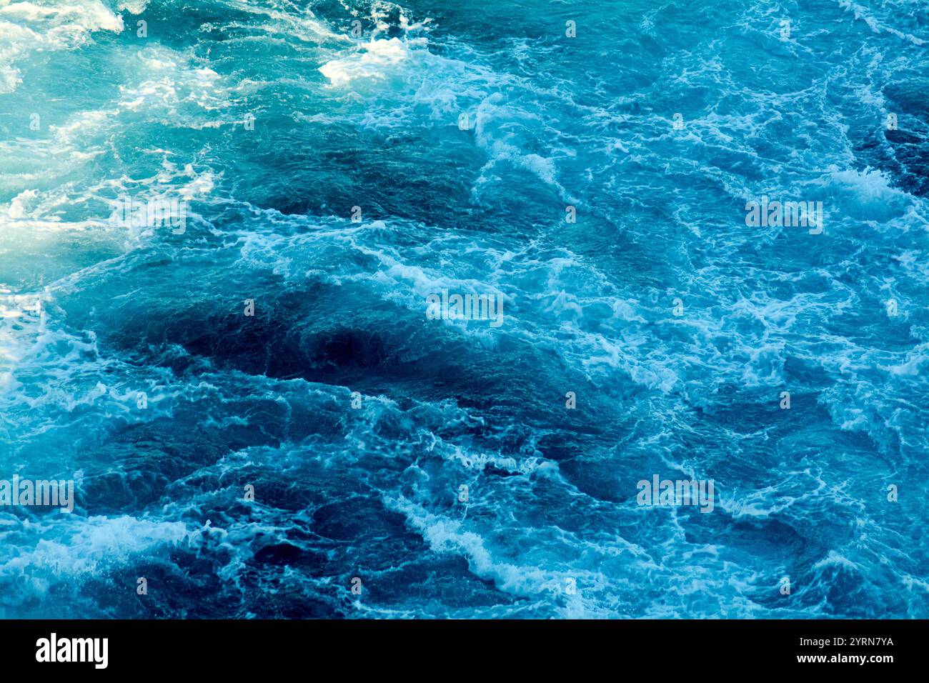 Captivating image of the ocean's raw energy, showcasing deep blue water ...