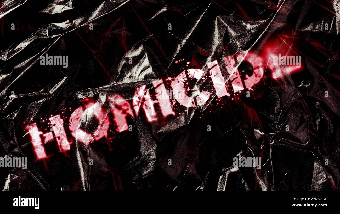 Criminology Concept. Crime Word or title. Horror, criminal, homicide ...