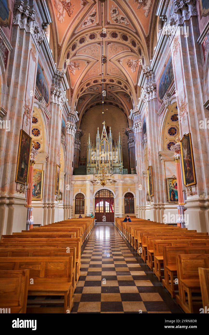 Cathedral-Basilica of St. Peter and St. Paul, The interior of a ...