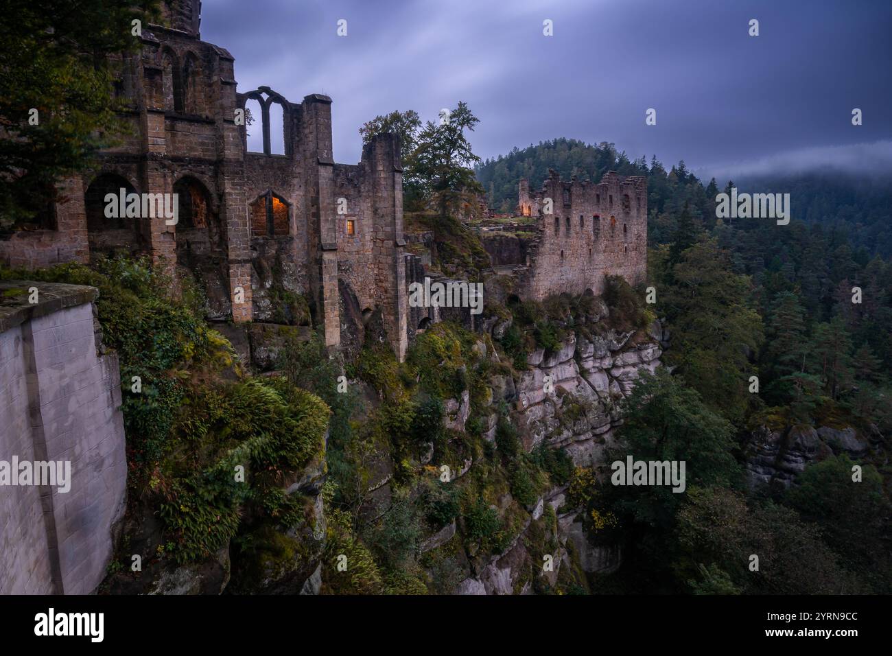 The incredibly magical place of the Kurort Oybin castle ruins in ...