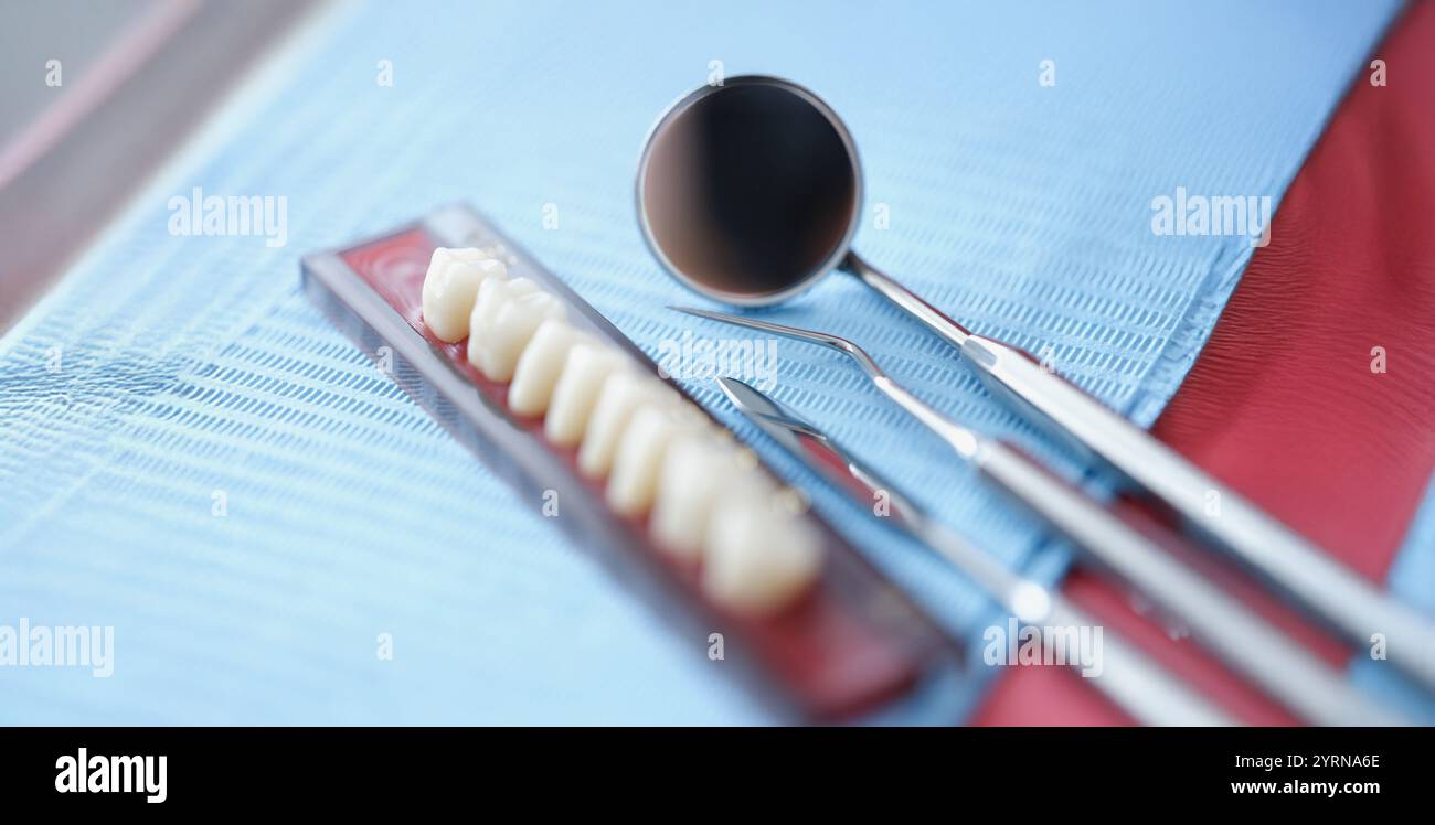 Orthodontist tools dental bridge hi-res stock photography and images ...
