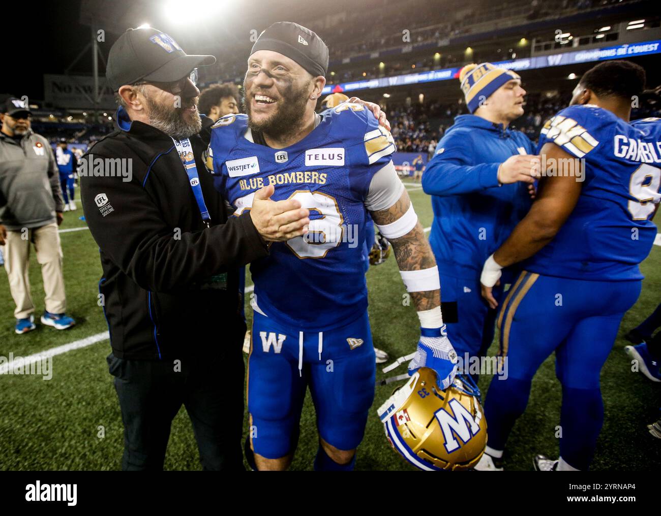 Winnipeg, Canada. 09th Nov, 2024. Winnipeg Blue Bombers general manager ...