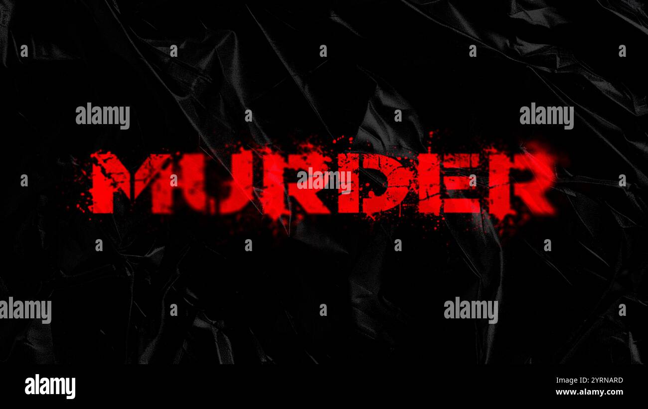 Criminology Concept. Crime Word or title. Horror, criminal, homicide ...