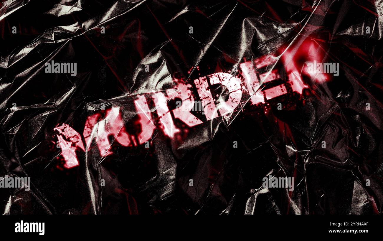 Criminology Concept. Crime Word or title. Horror, criminal, homicide ...