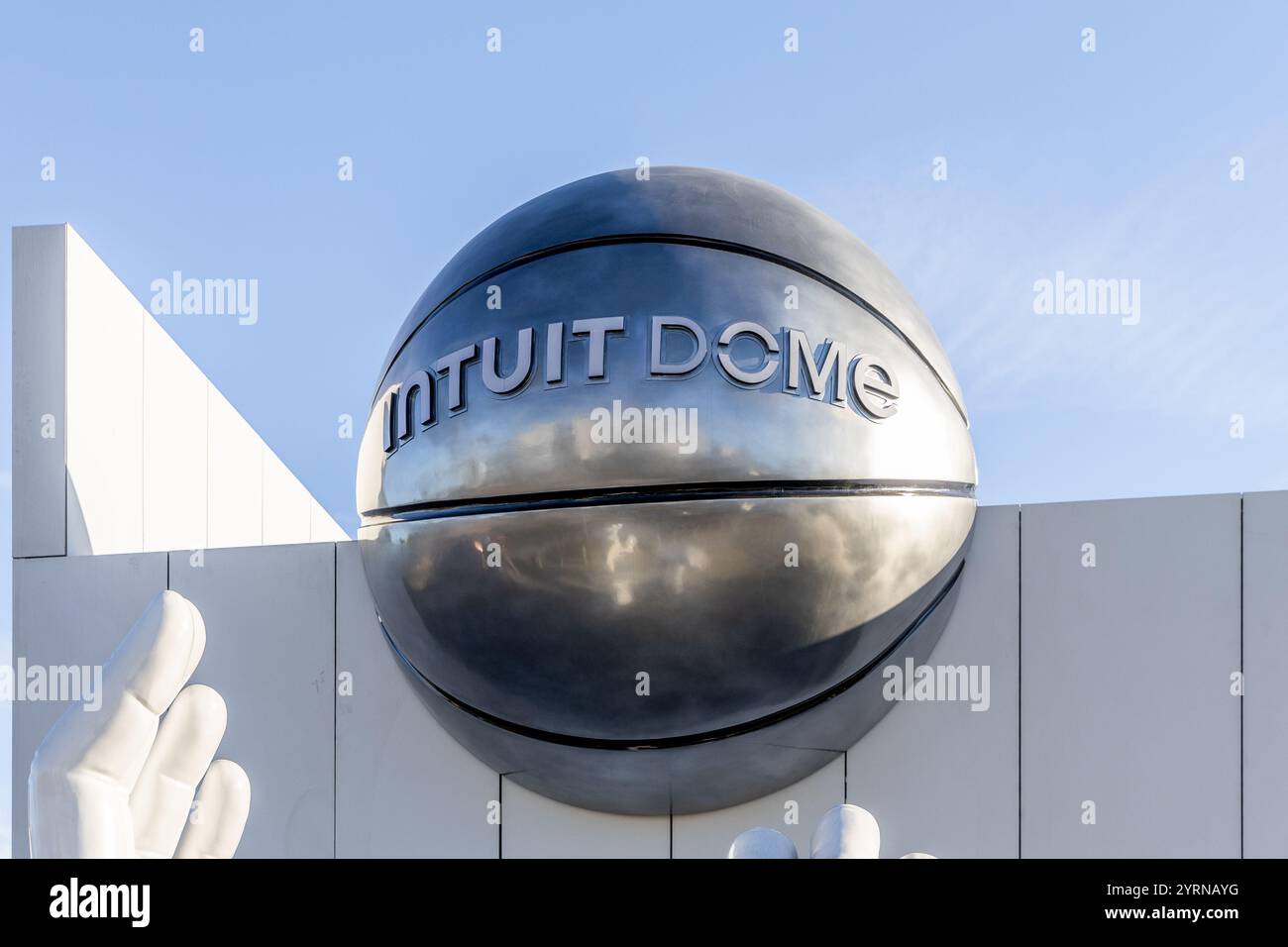 The Intuit Dome is an indoor arena hosting sports, concerts, and events ...