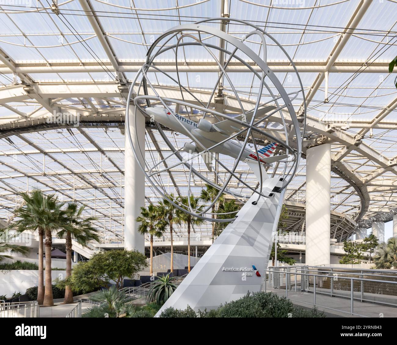 American Airlines Plaza at Sofi Stadium, home to the NFL Los Angeles ...