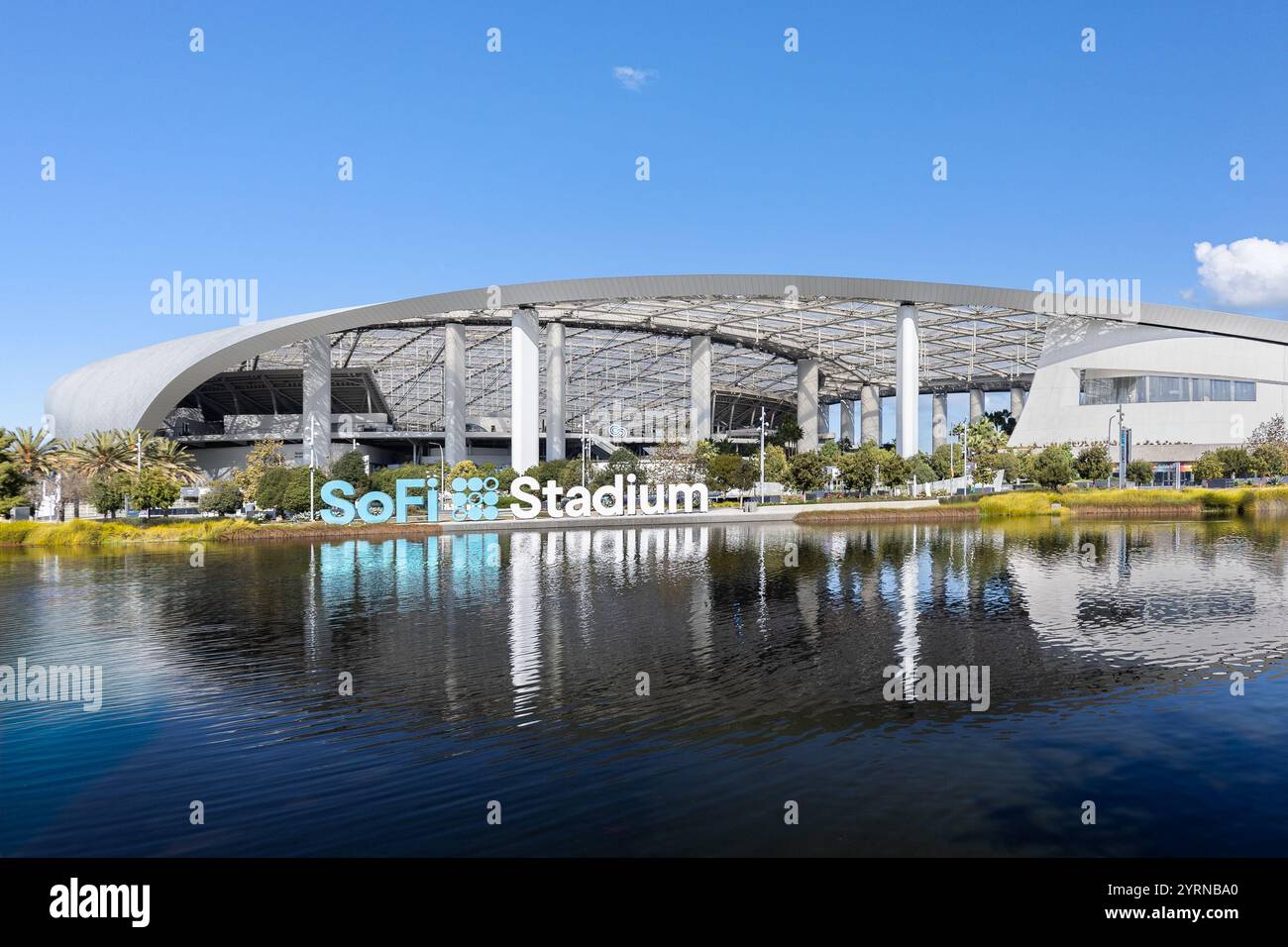 Sofi Stadium is home to the NFL Los Angeles Rams and Chargers. The ...