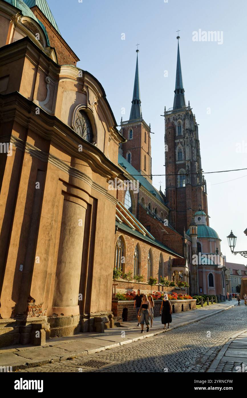 Cathedral Island, Cathedral of Saint John the Baptist, Cathedral Island, Wroclaw, Breslau, Lower ...