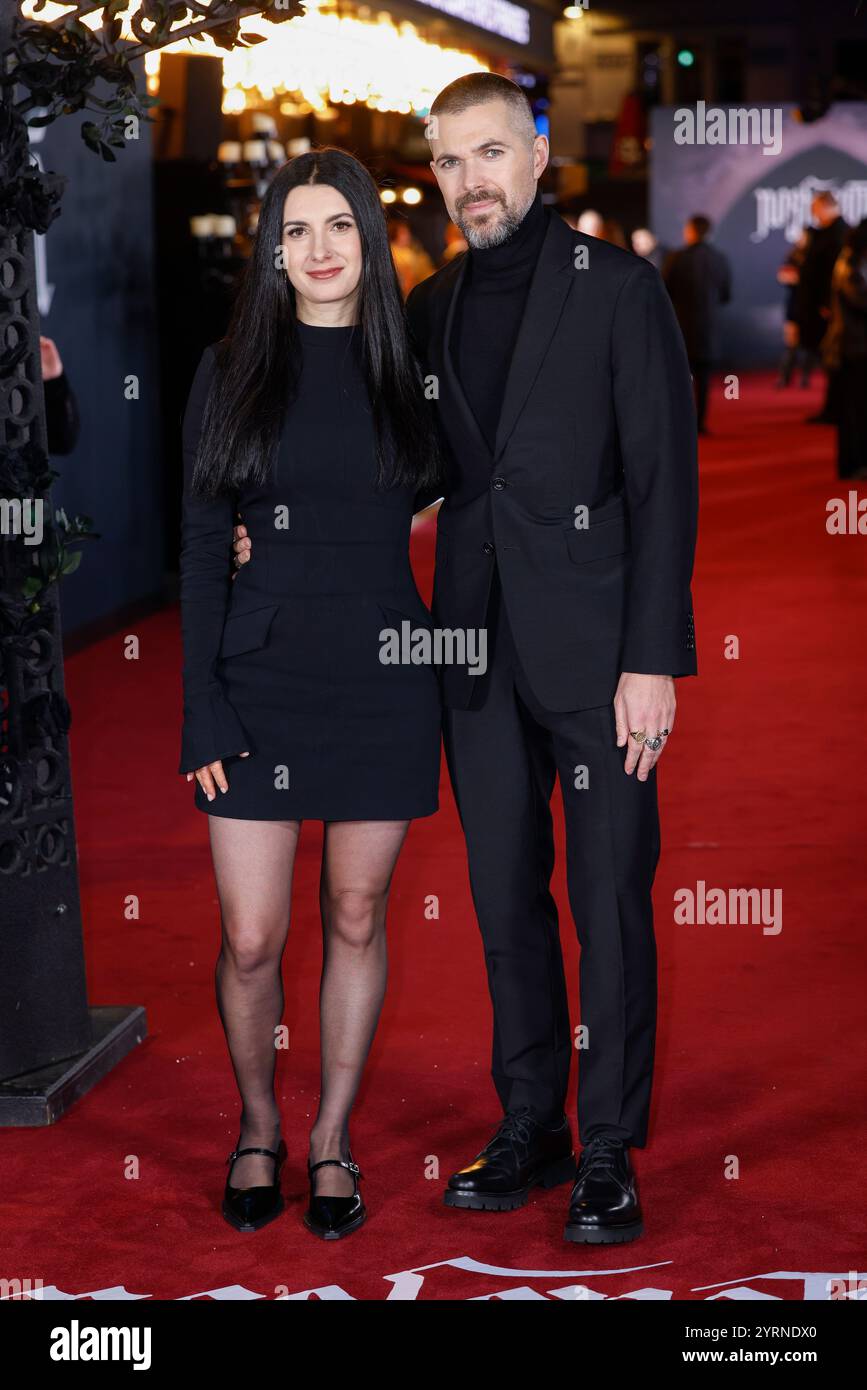 Alexandra Shaker, left, and director Robert Eggers pose for ...