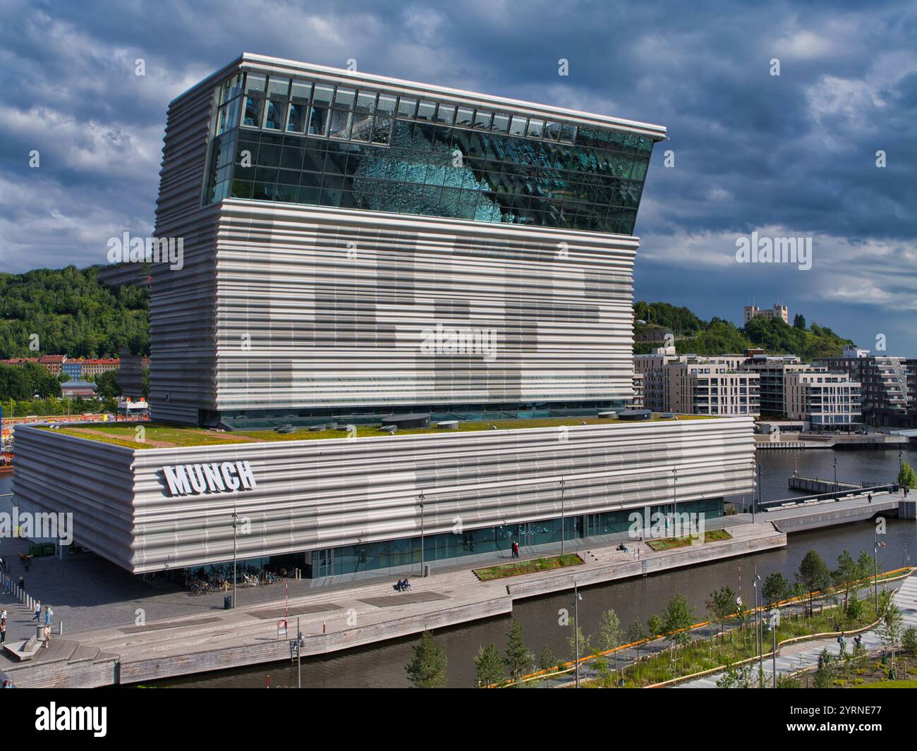Oslo, Norway - Jun 12 2024: The Munch Museum in Oslo, Norway, dedicated ...