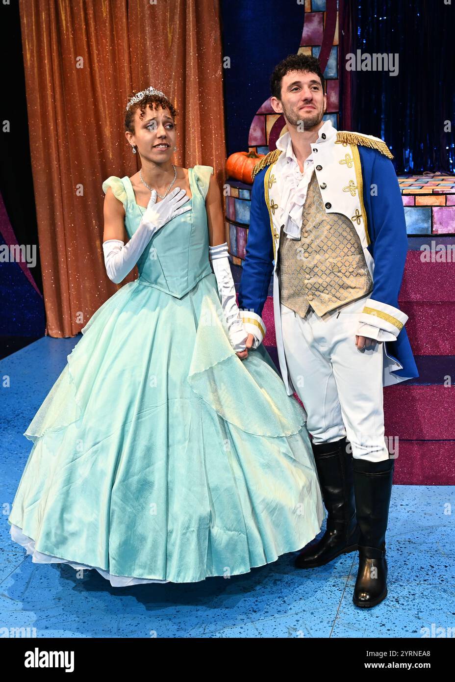 LONDON, UK. 4th Dec, 2024. Press call for the cast of Cinderella with ...