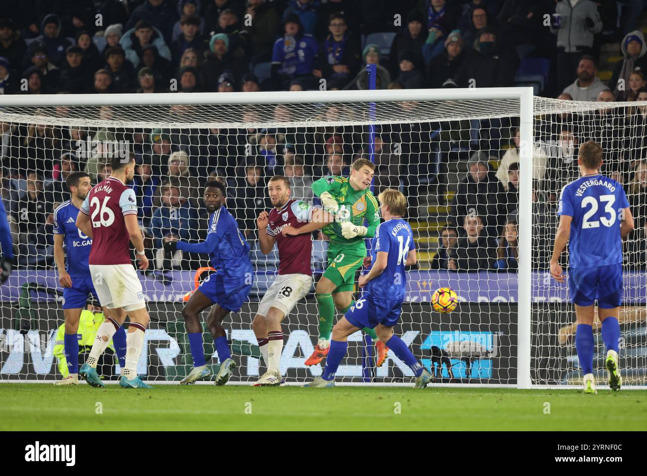 West ham leicester soucek hi-res stock photography and images - Alamy