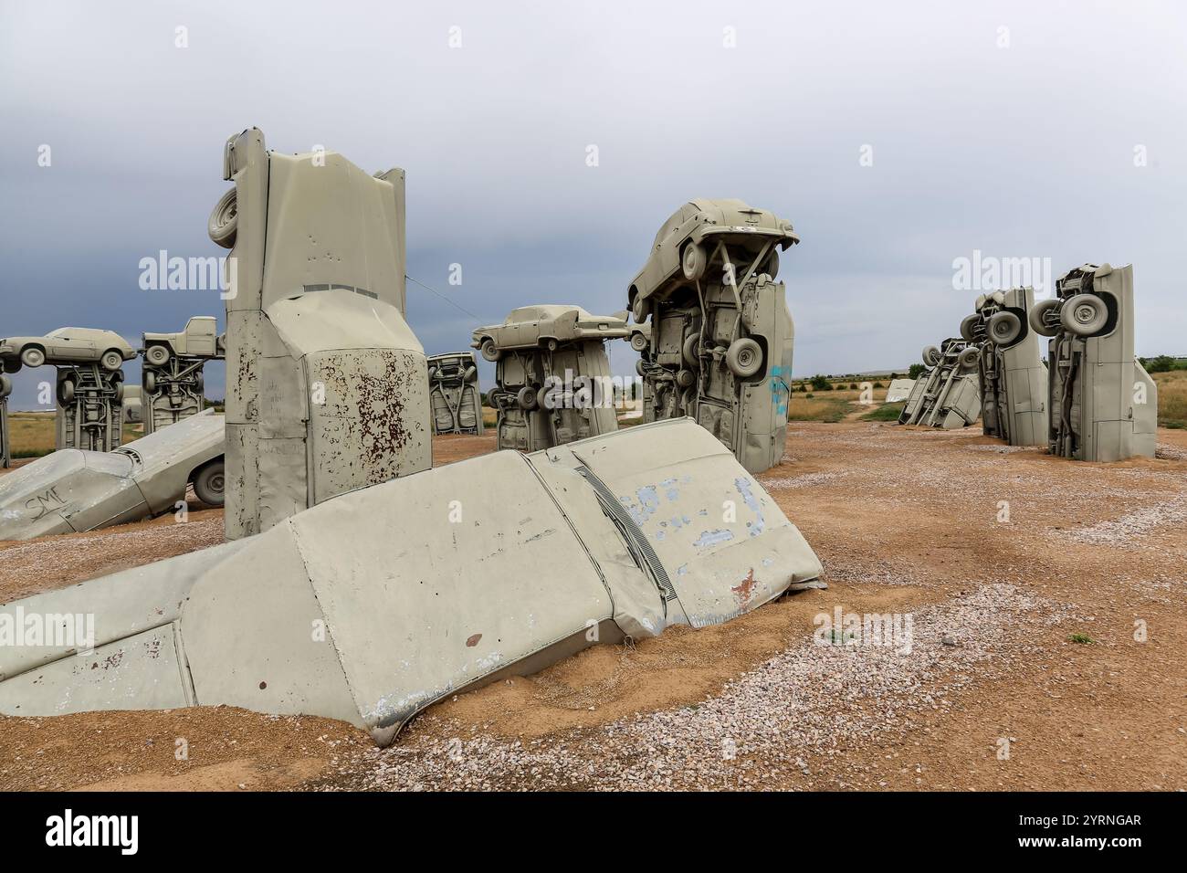 Carhenge - Jim Reinders' (1927-2021) replica of Stonehenge made from ...