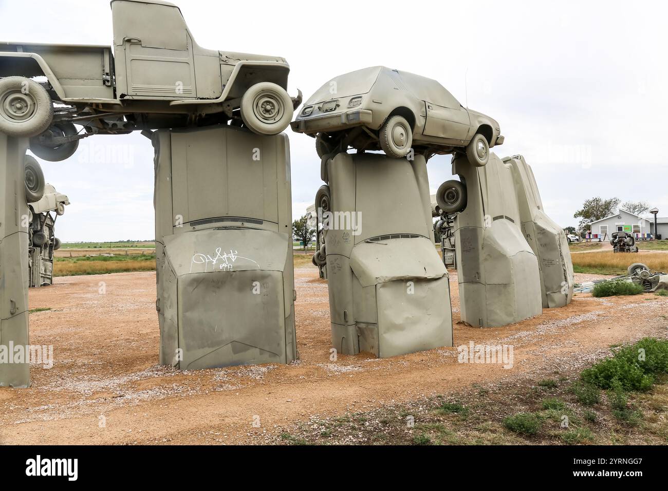 Carhenge - Jim Reinders' (1927-2021) replica of Stonehenge made from ...