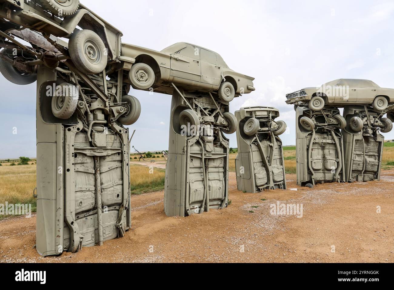 Carhenge - Jim Reinders' (1927-2021) replica of Stonehenge made from ...
