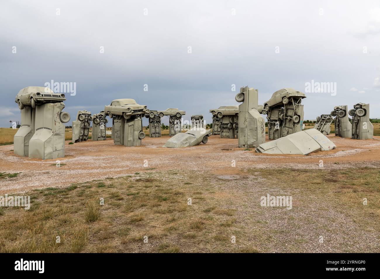 Carhenge - Jim Reinders' (1927-2021) replica of Stonehenge made from ...