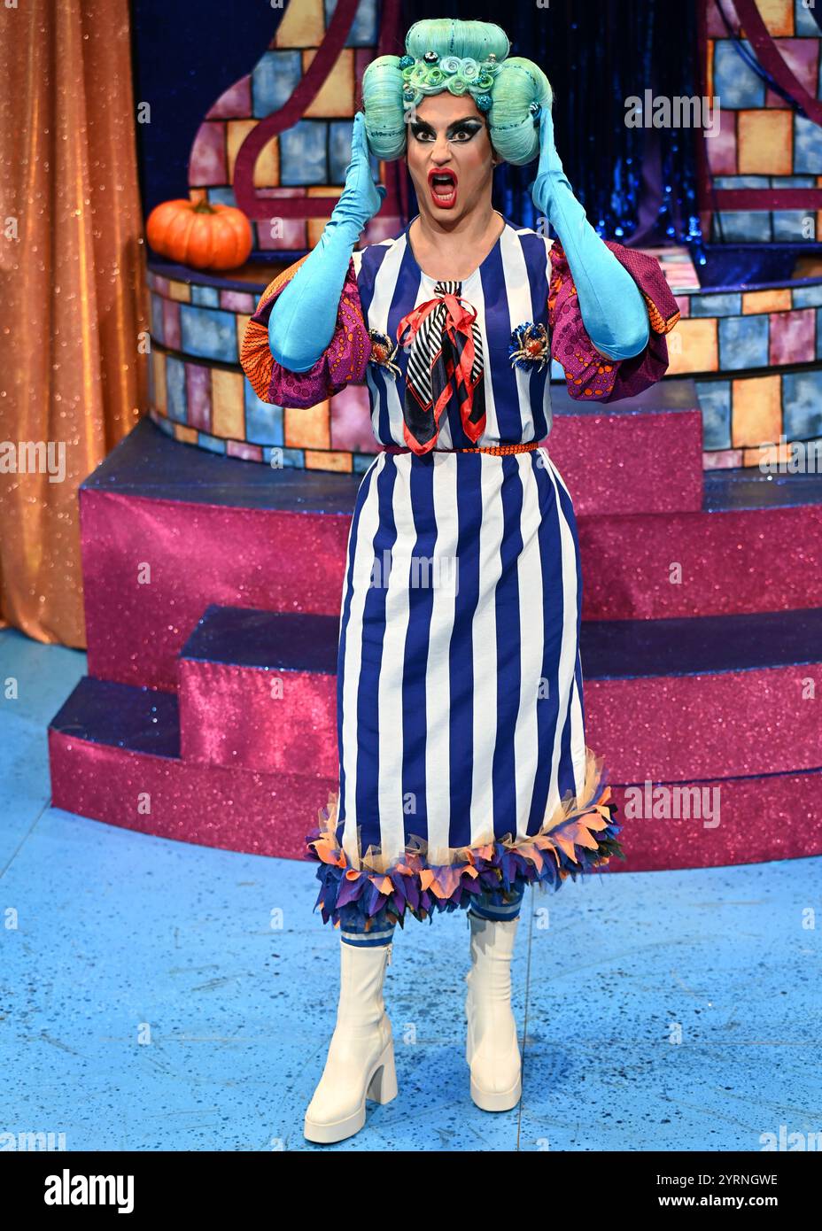 LONDON, UK. 4th Dec, 2024. Press call for the cast of Cinderella with ...