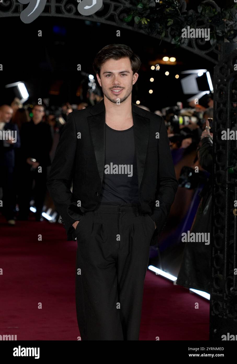 Jack Edwards arriving for the UK premiere of Nosferatu at Odeon Luxe in ...