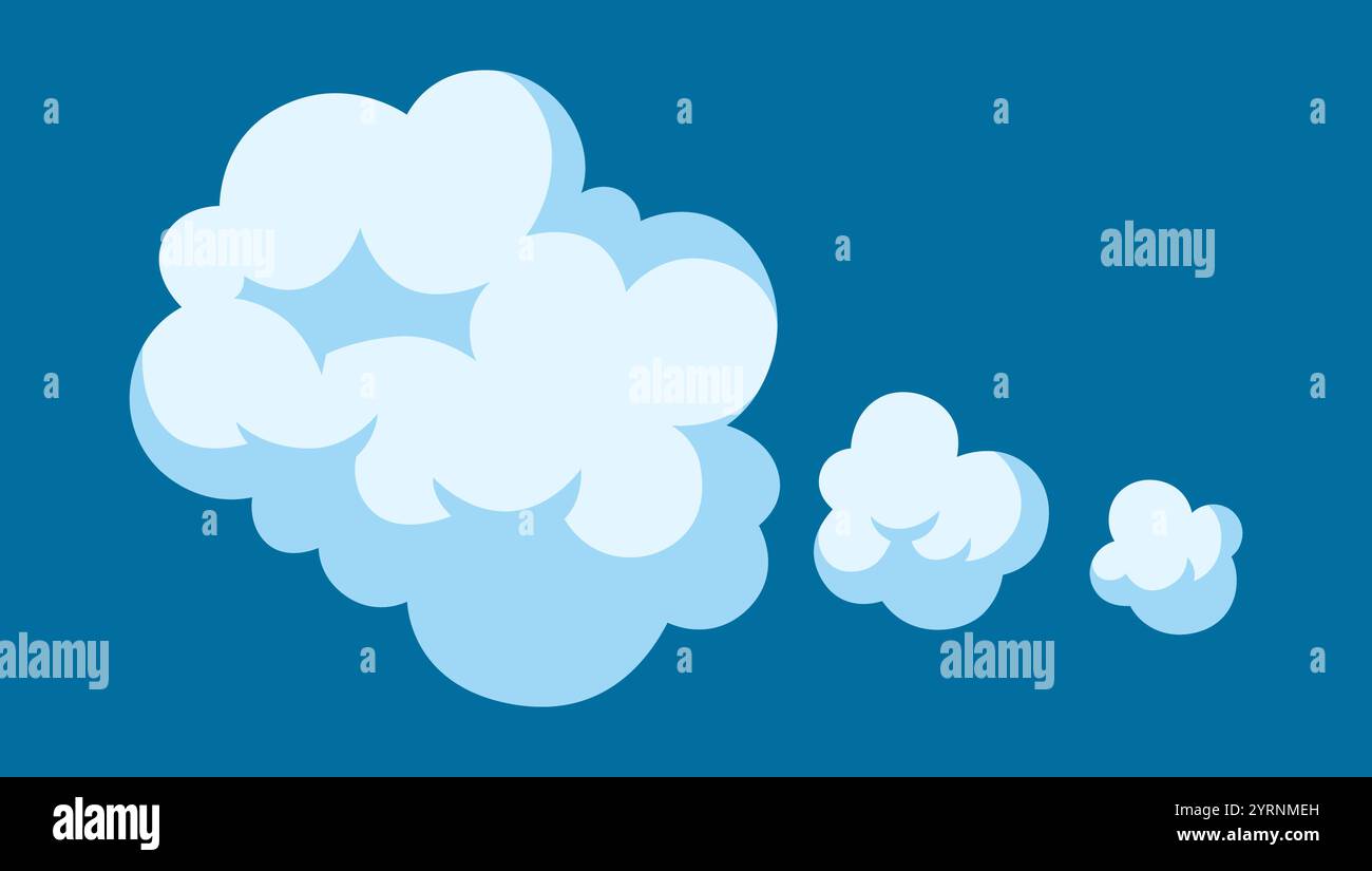 Smoke steam explosion puff animation hi-res stock photography and ...