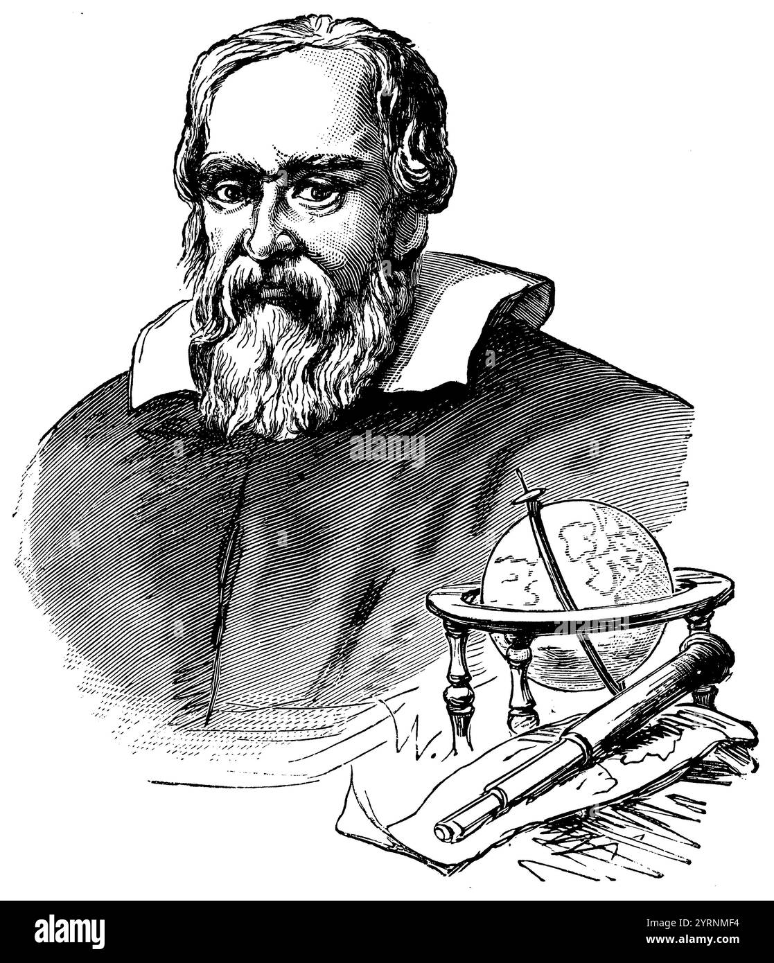 Galileo galilei draw Cut Out Stock Images & Pictures - Alamy