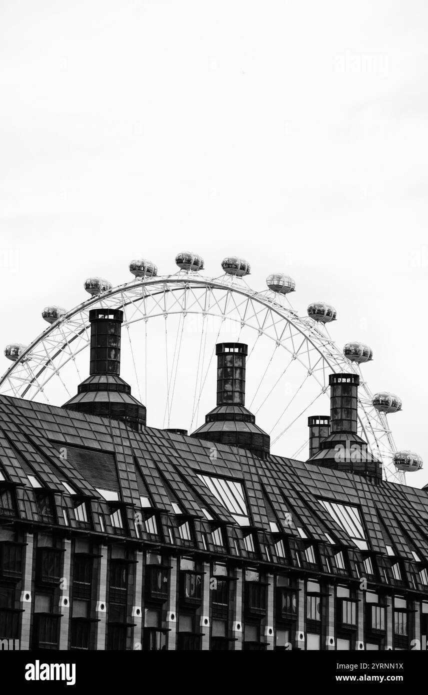 Chimneys on roof house Black and White Stock Photos & Images - Alamy