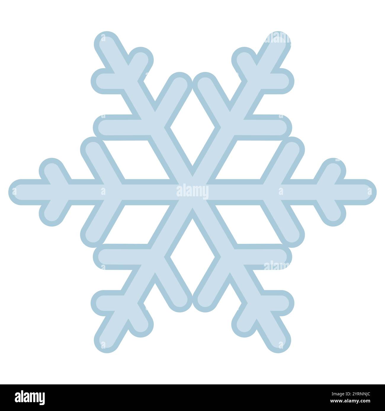 snowflake silhouette symbol icon shape, color vector illustration of ...