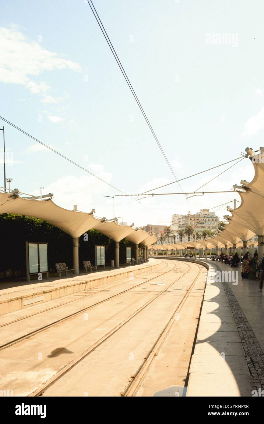 Casa Port train station in Morocco, Casablanca, the most densely ...