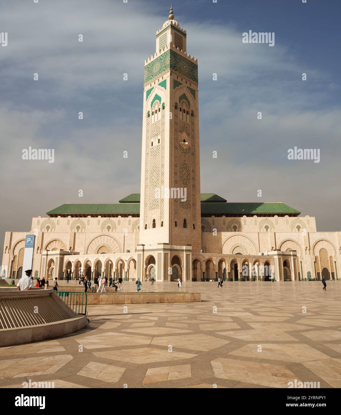 Hassan II Mosque in Morocco, Casablanca, one of the largest mosques in ...
