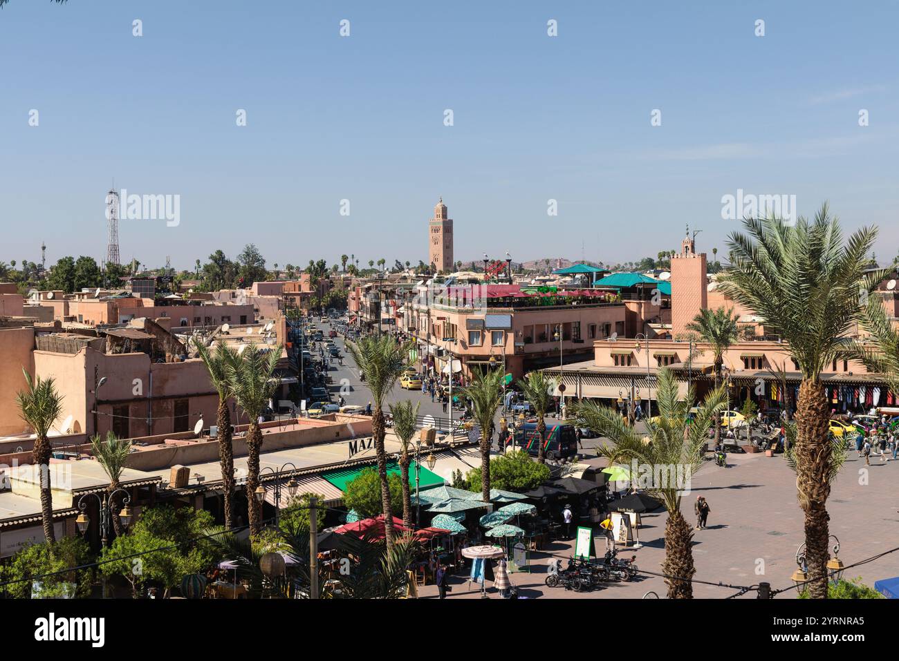Tinsmith place in Marrakech near the old historic Medina of Marrakech ...
