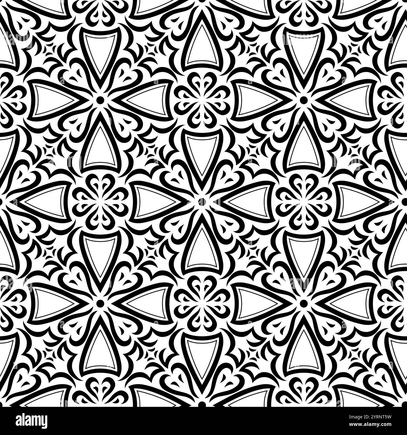 Arabic ceramic tile pattern. Traditional eastern decorative talavera ...