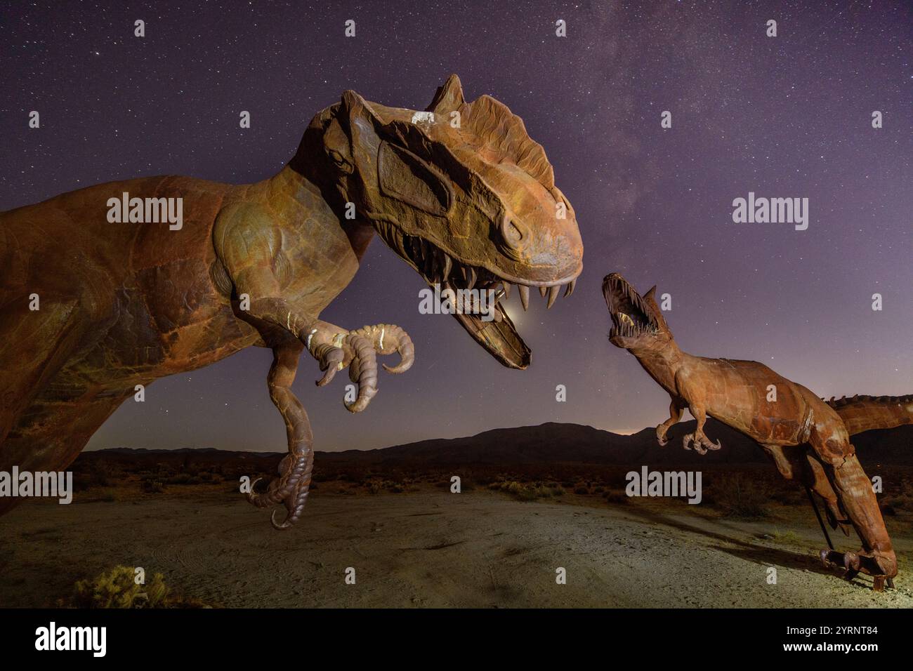 T rex metal sculpture hi-res stock photography and images - Alamy