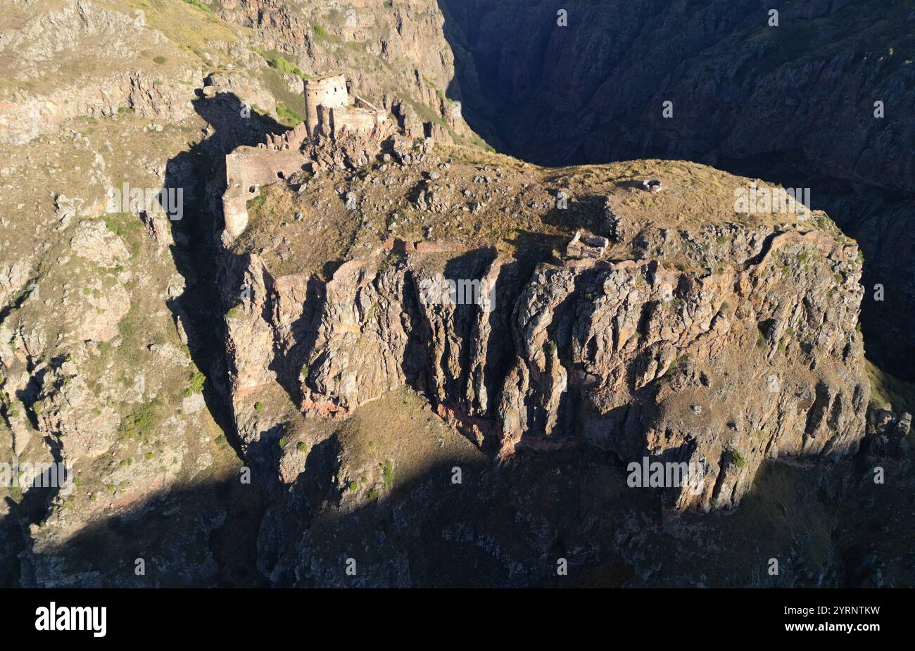 A view from Seytan Castle in Cildir, Ardahan, Turkey Stock Photo - Alamy