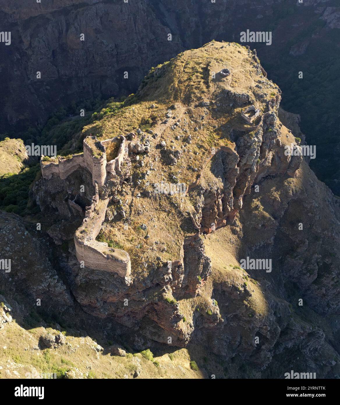 A view from Seytan Castle in Cildir, Ardahan, Turkey Stock Photo - Alamy