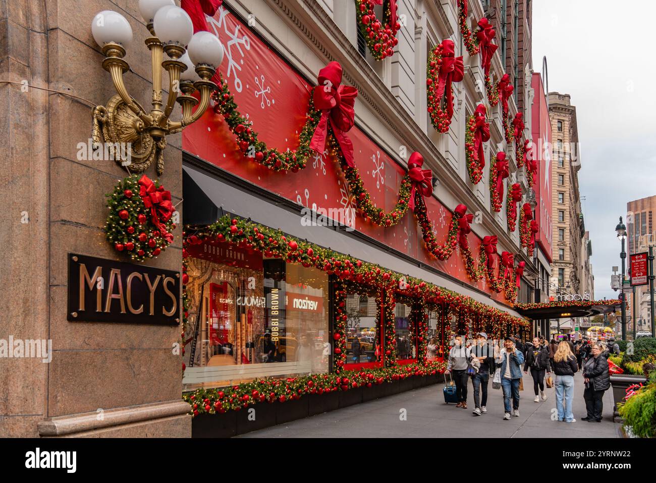 New York, NY, US-November 11, 2024: The famous Macy's department store ...
