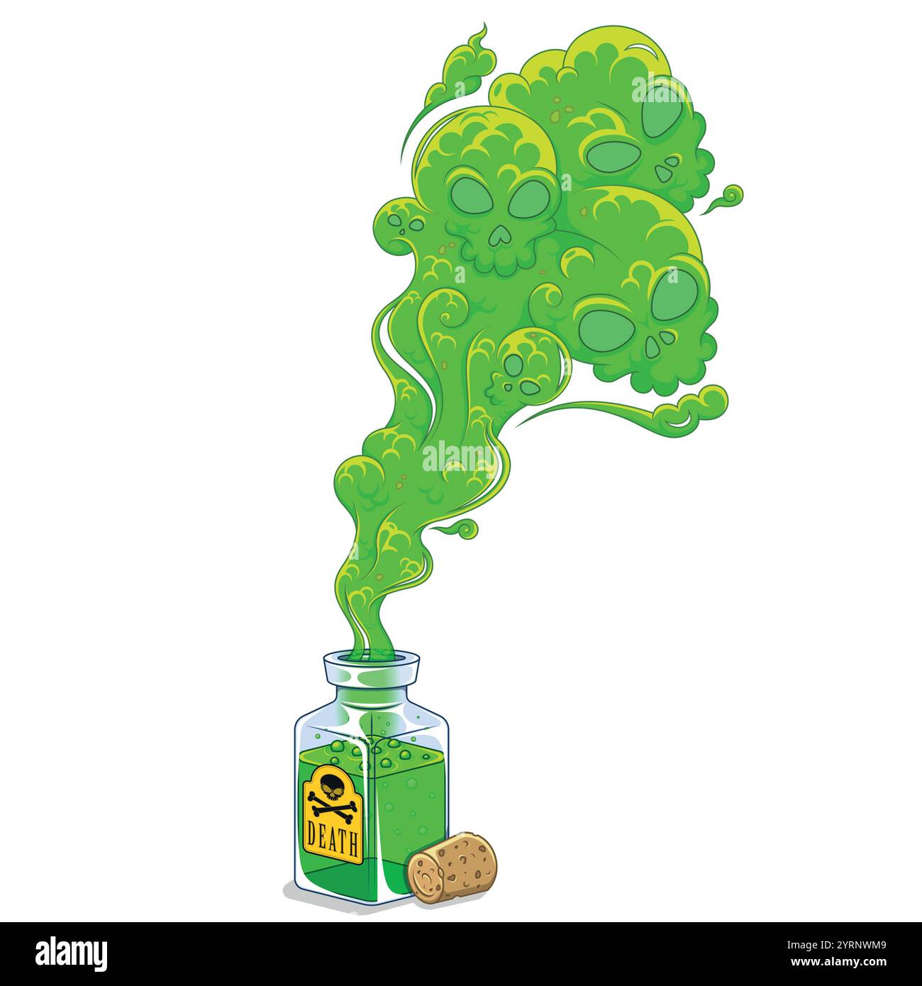 Smoke toxic substance Stock Vector Images - Alamy