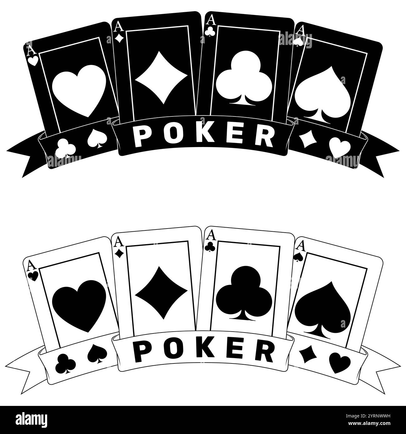 Ace heart symbol hi-res stock photography and images - Alamy