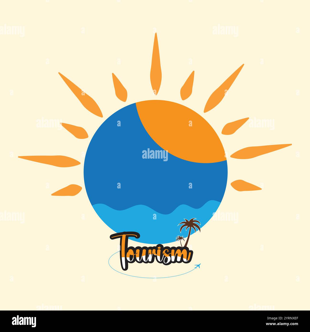 Tourism logo design for business Stock Vector Image & Art - Alamy