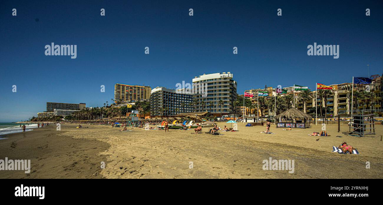 El bajondillo beach torremolinos costa hi-res stock photography and ...