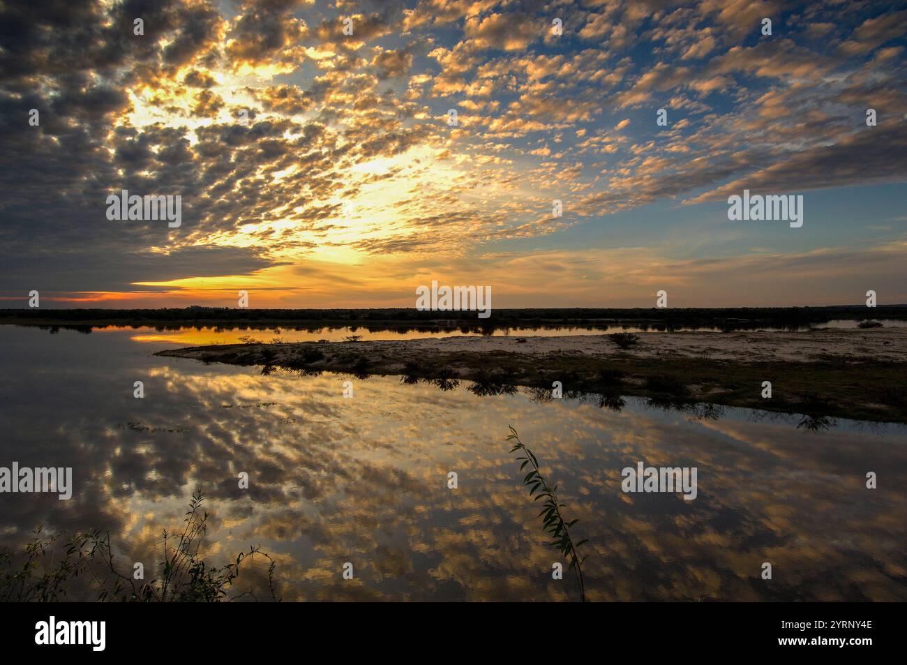South America, Argentina, Corrientes, Estancia Buena Vista, Rio ...