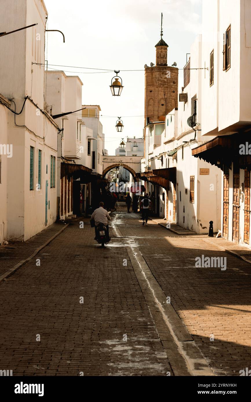 Street photography of the Medina, the old central market place of Rabat ...